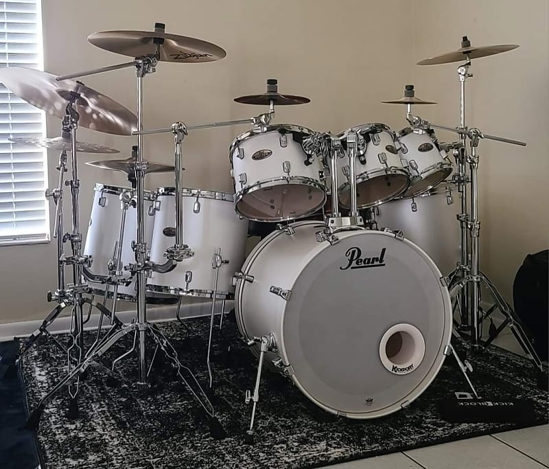PEARL Decade MAPLE 2020 White Satin Pearl 8pc | Reverb