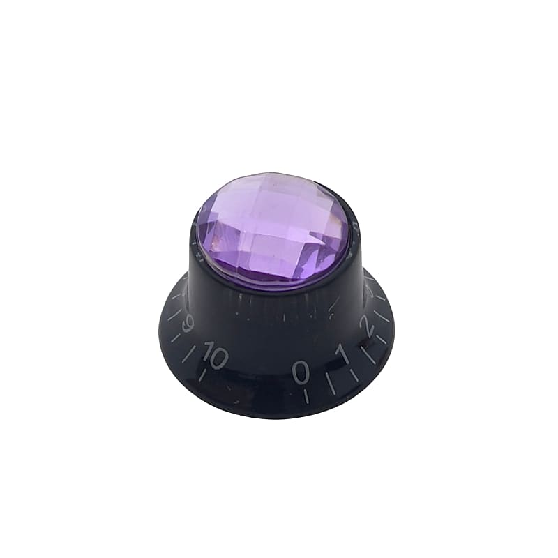 Jewels ( Lavender) - Custom Guitar Knobs - Black Top Hat - | Reverb