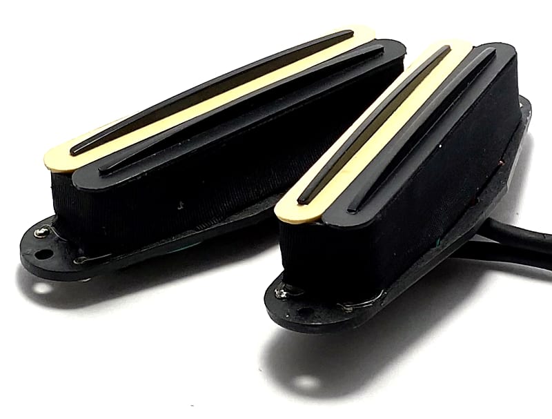 Dragonfire Duo Rail Set of 2 Strat Sized Humbucker Pickups ~ | Reverb