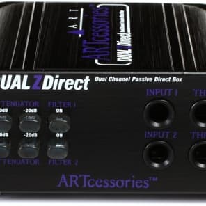 ART DualZDirect Dual Professional Passive Direct Box | Reverb