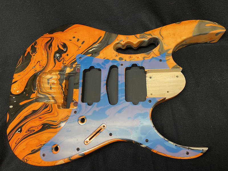 Fully Finished Basswood 6 string Jem style guitar body, | Reverb UK