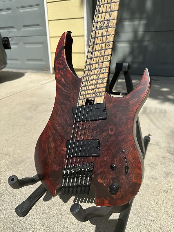 Mint Legator Ghost G7FX Headless Multi-Scale 7-String Guitar, | Reverb