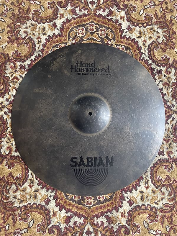 Sabian Hand hammered raw dry ride | Reverb