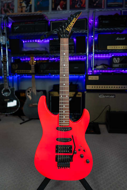 Kramer Pacer Custom II 1987 Hot Pink Original Paperwork | Reverb
