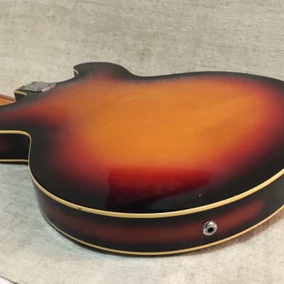 Vintage 1960's Welson DS-2T Electric Hollowbody Guitar + Case | Reverb