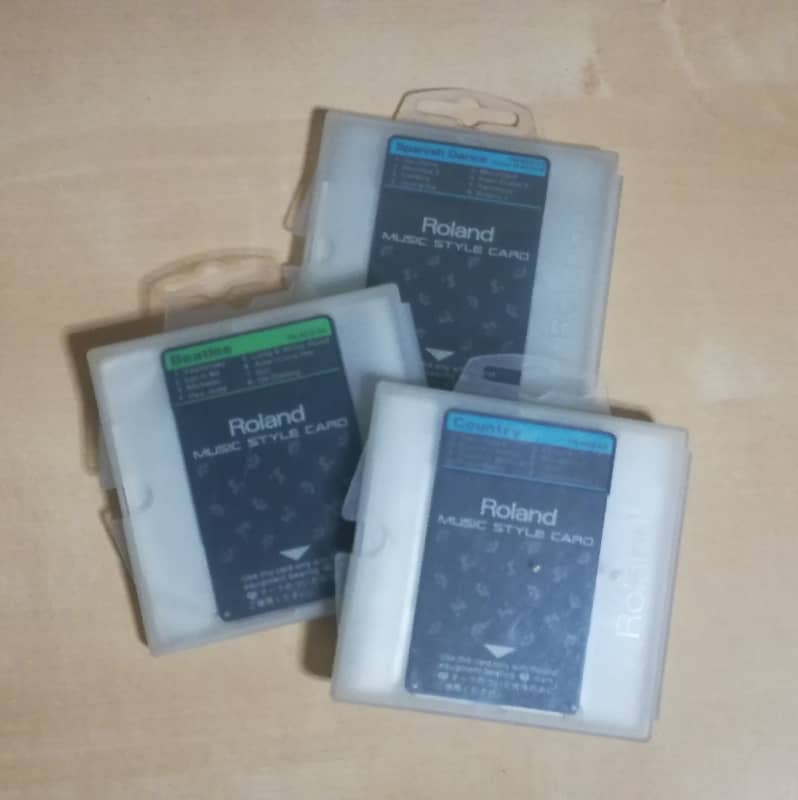 3 Roland cards TN-SC2 | Reverb