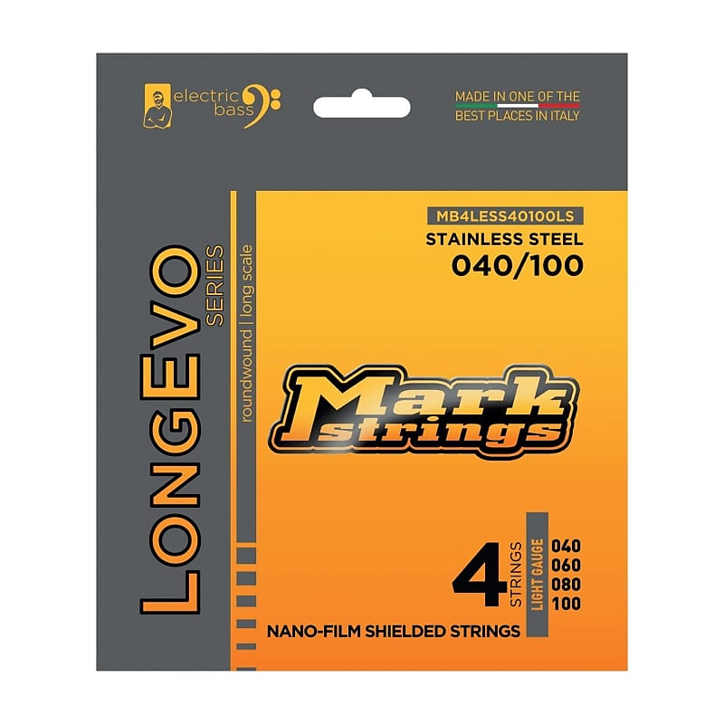MARK STRINGS - LONGEVO 040-100 STAINLESS STEEL - Jeu 4 cordes | Reverb