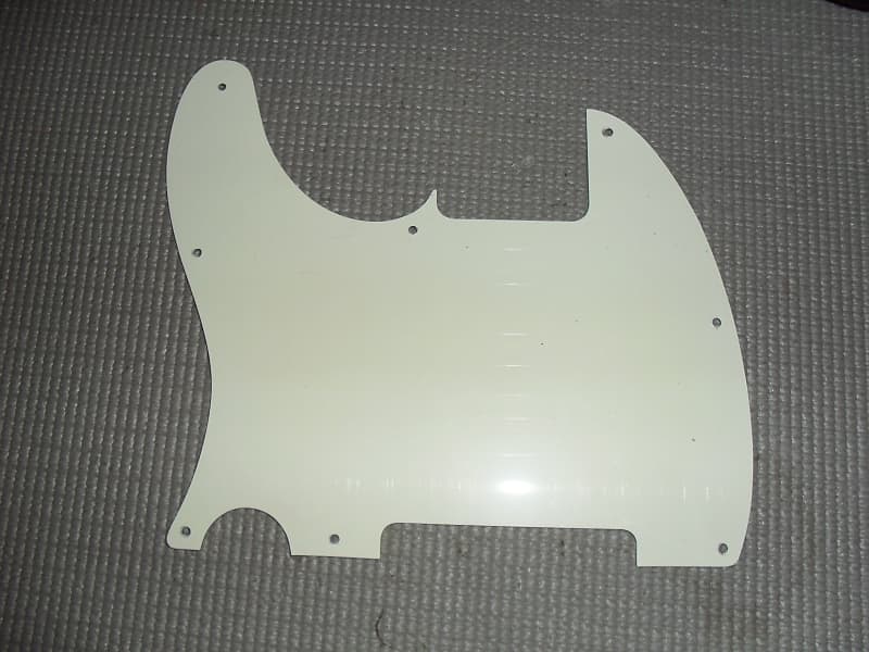 Esquire Telecaster Pickguard 2020s - White | Reverb