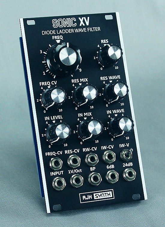 AJH SYNTH SONIC XV DIODE LADDER FILTER BLACK : BRAND NEW : | Reverb