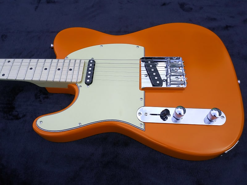 Lefty Riffs Telecaster 2023 Orange Nitro Left Handed T90 | Reverb