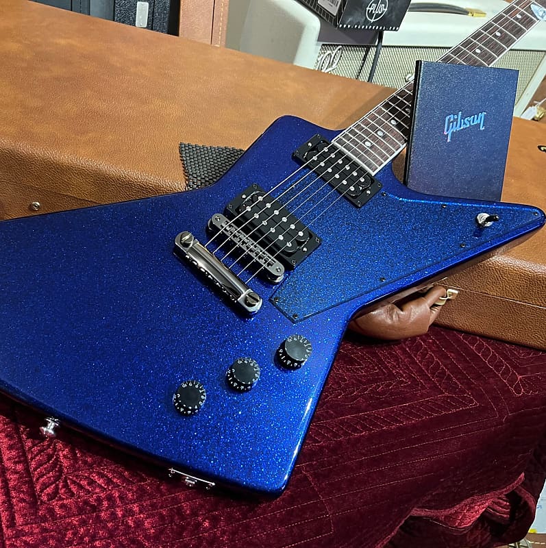 Gibson Mod™ Collection // 70s Explorer 2021 - Royal Blueberry | Reverb