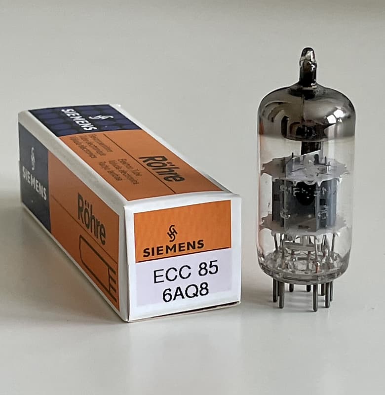 Siemens ECC85 6AQ8 Vintage Tube Hickok Tested Strong and | Reverb