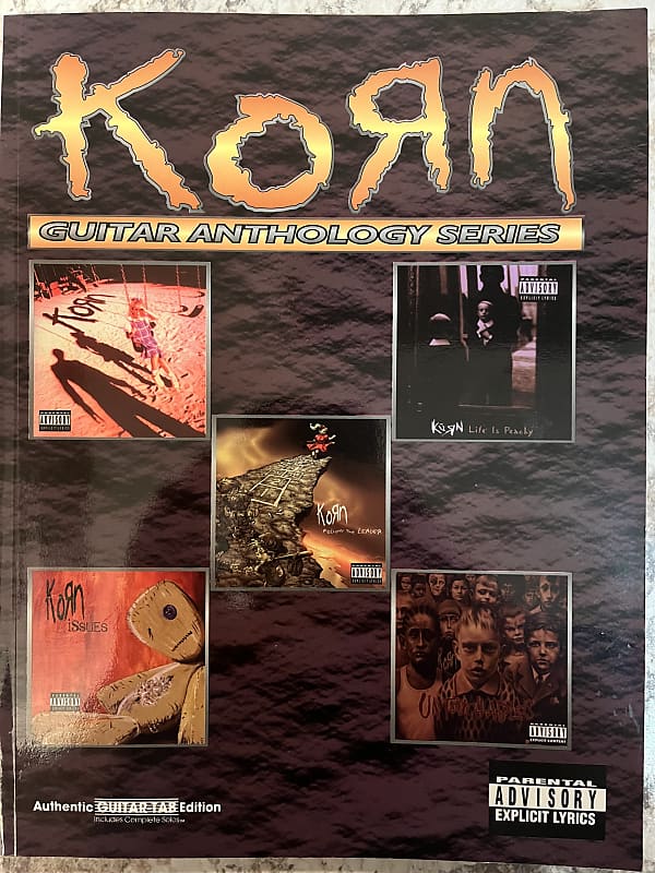 Korn - Guitar Anthology - Guitar Tab / Tablature Book | Reverb