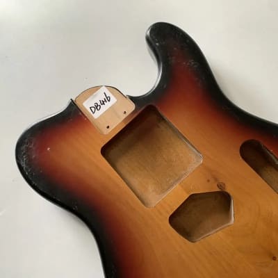 Custom Tobacco Burst Telecaster Tele Style Guitar Body | Reverb