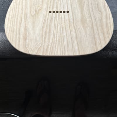 Unfinished 2 piece matched Ash telecaster body | Reverb