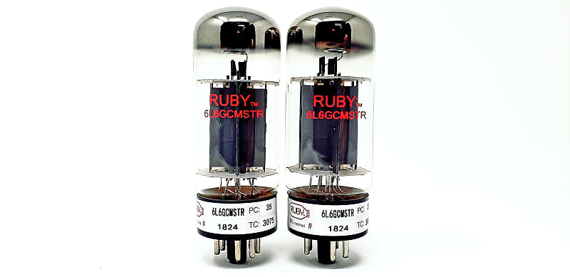 Ruby 6L6GCMSTR Matched Pair | Reverb UK