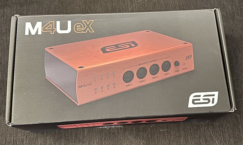 ESI ESI M4U eX: 8-Port USB 3.0 MIDI Interface/Hub 2018 - | Reverb