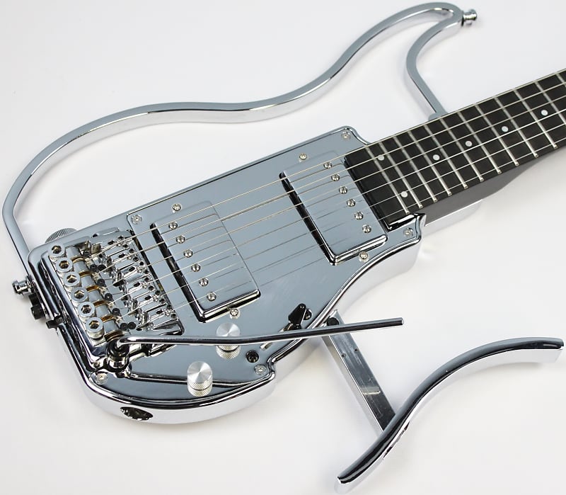 Gittler T2 Headless Electric Guitar, Chrome | Reverb