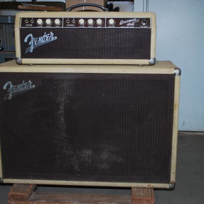 Fender Bassman Piggyback Amp 1962 - ultra rare in White Tolex | Reverb