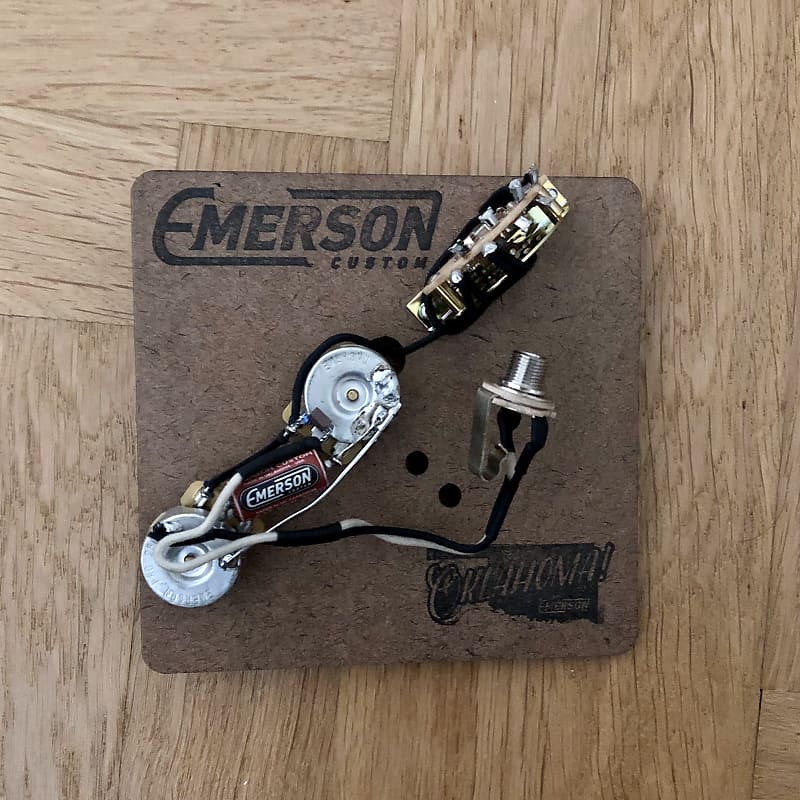 Emerson T3-250K Custom 3-Way Telecaster Prewired Kit w/ 250k | Reverb