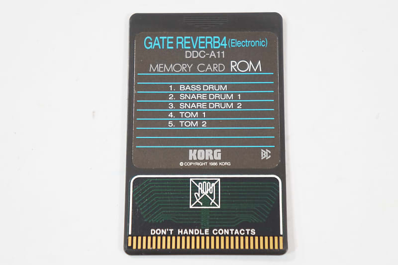KORG DDC-A11 GATE REVERB4 Electronic ROM for DDD-1, DDD-5 | Reverb