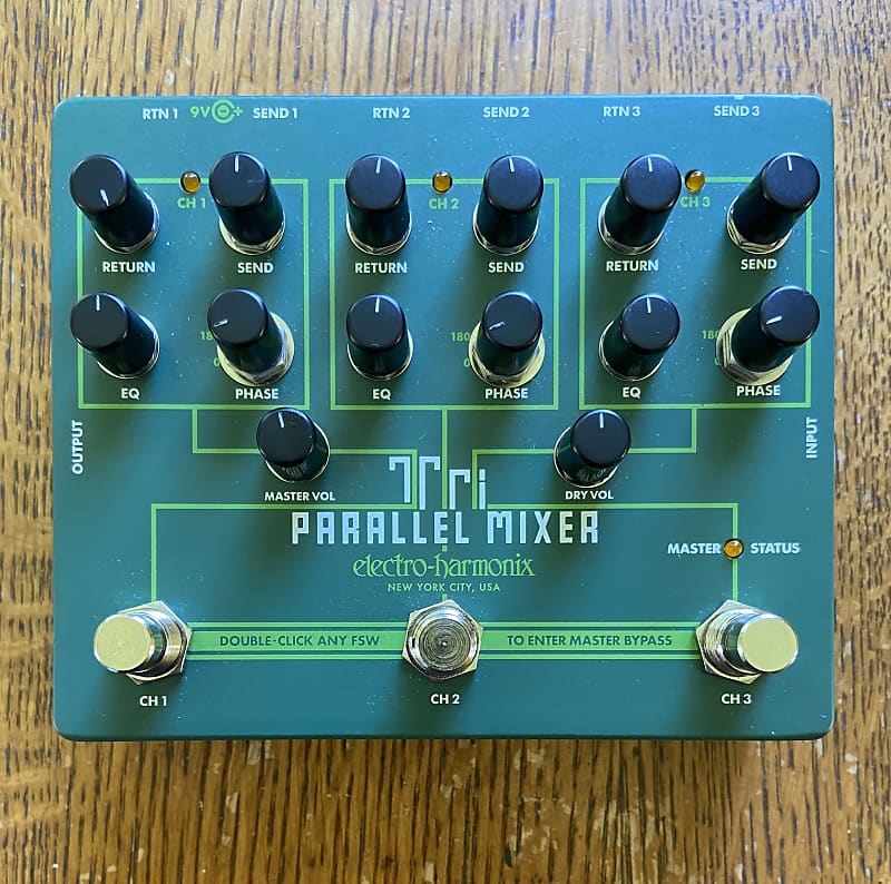 Electro-Harmonix Tri Parallel Mixer Effects Loop | Reverb