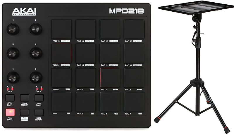 Akai Professional MPD218 16-Pad MIDI Pad Controller Bundle | Reverb