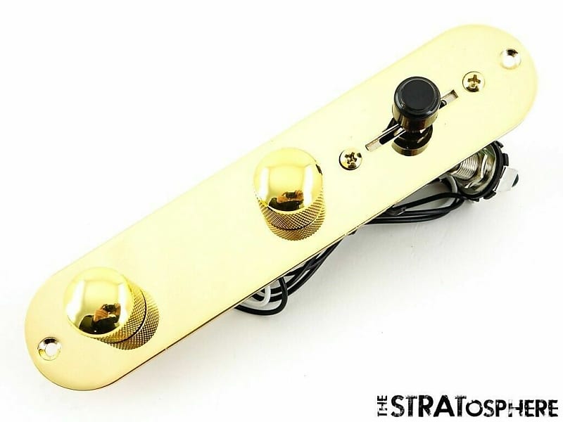 *NEW LOADED CONTROL PLATE for Fender Telecaster Tele Pots, | Reverb