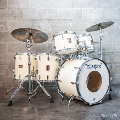Milestone 1970's Fiberglass Drum Set | Reverb
