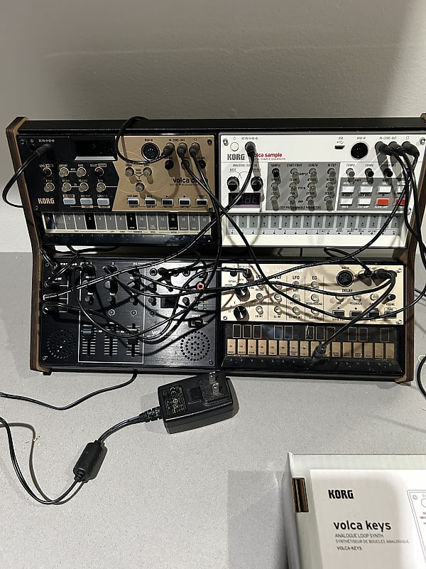 Korg Volca Mix, Keys, Drum, Sample 2 and Sequenz 2x2 stand | Reverb