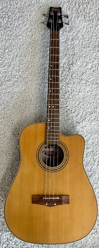 Stagg Model AB203CE-NS - Natural Satin Acoustic Electric 4 | Reverb