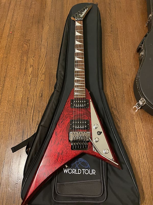 Jackson RR3 90s Crimson Swirl | Reverb