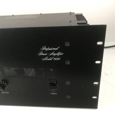 BGW Model 600 Professional Power Amplifier - Made in USA | Reverb
