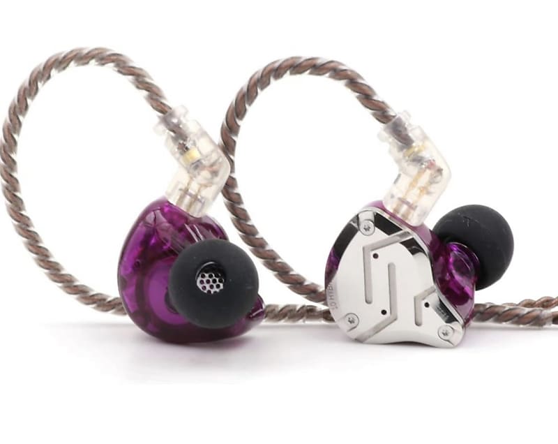 NEW KZ S10 Pro Purple IEM Headphones In Ear Buds | Reverb