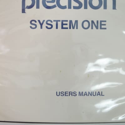 Audio Precision System One Users Manual | Reverb