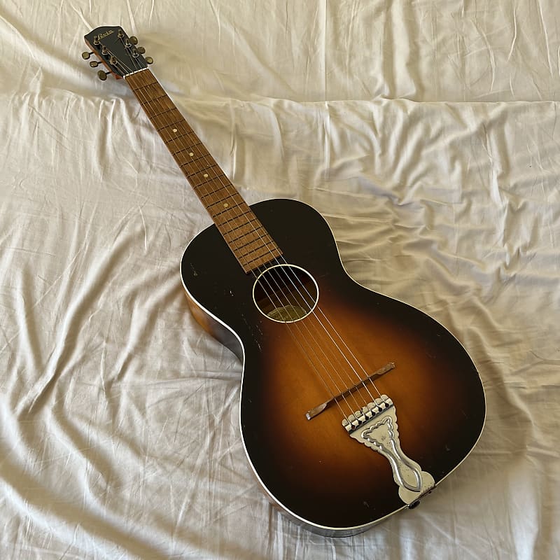 Herman Carlson Levin Model 60 rare and vintage parlor guitar | Reverb