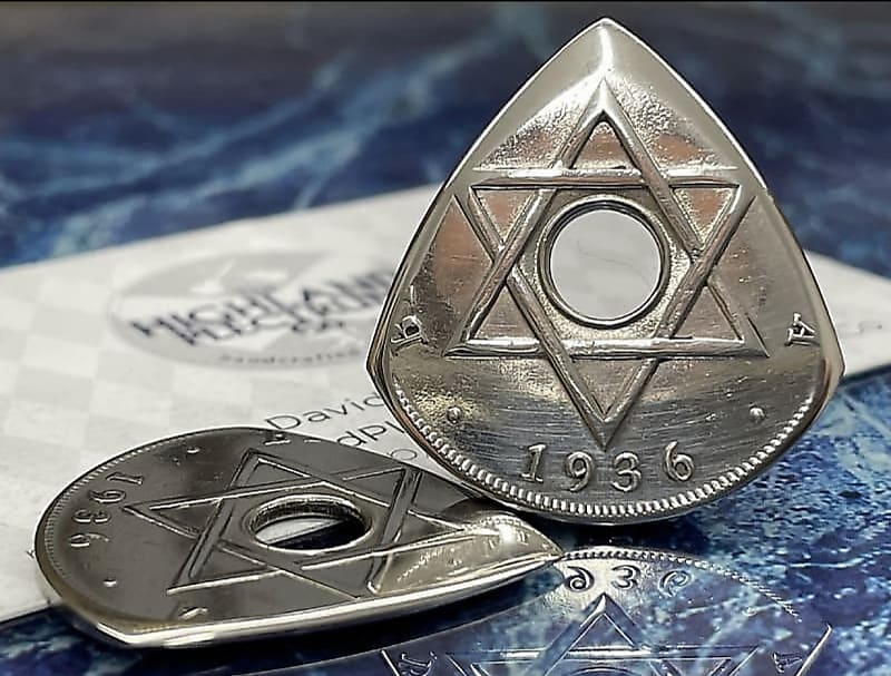 The Highland Plectrum Co. One 1936 West Africa Penny Coin | Reverb