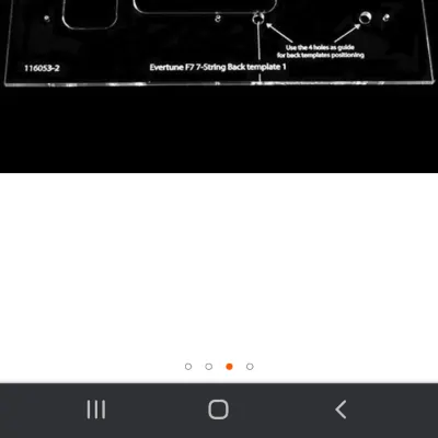 Evertune Evertune F7 Templates 2022 Plexi | Reverb