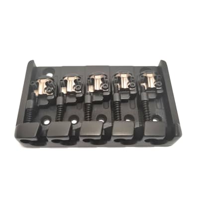 Ibanez Accu-Cast B505 5 Strings Bass Bridge - Black | Reverb
