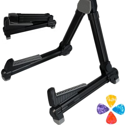 Guitar Stand,Aluminium Guitar Rack,A-Frame Folding Guitar | Reverb
