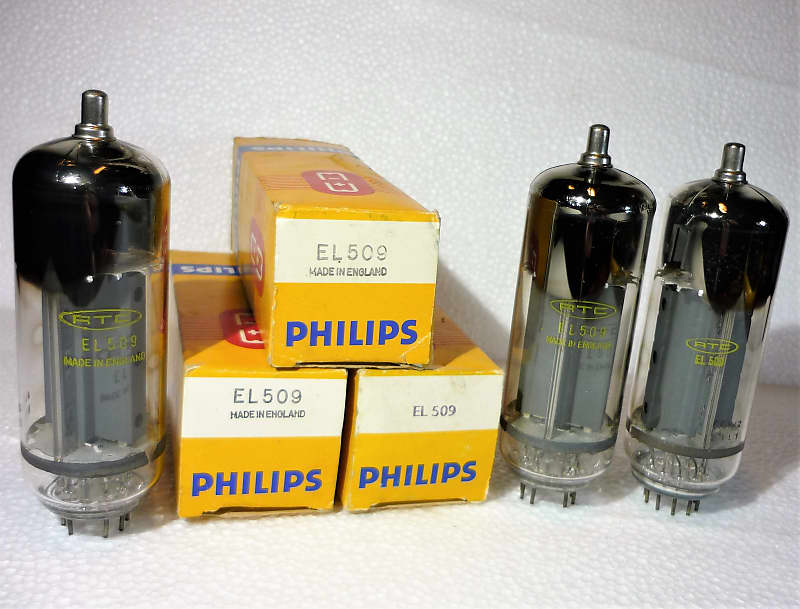 1 x EL509 / 6KG6 tube, Blackburn Made in England, New, Tested | Reverb