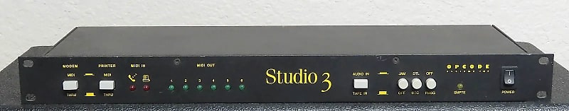 Opcode Studio 3 2x6 Vintage Mac Serial Midi Interface | Reverb
