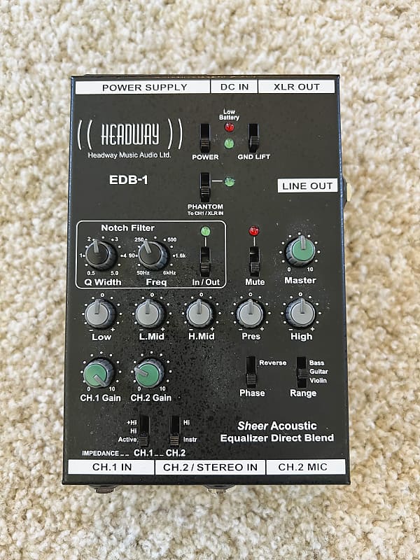Headway EDB-1 Two Channel Preamp and Equalizer | Reverb