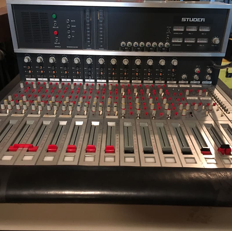 Studer 089 MkII Console Class A 18X4 + 4 Compressors | Reverb