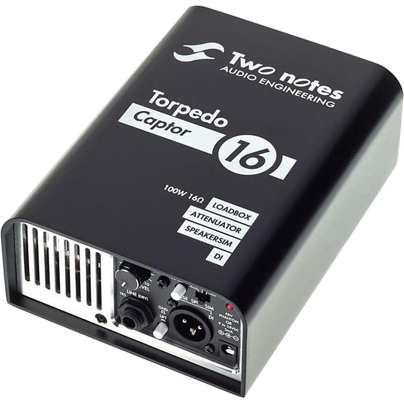 Two Notes Torpedo Captor 16 Compact Load Box Amp DI 16 Ohm | Reverb UK