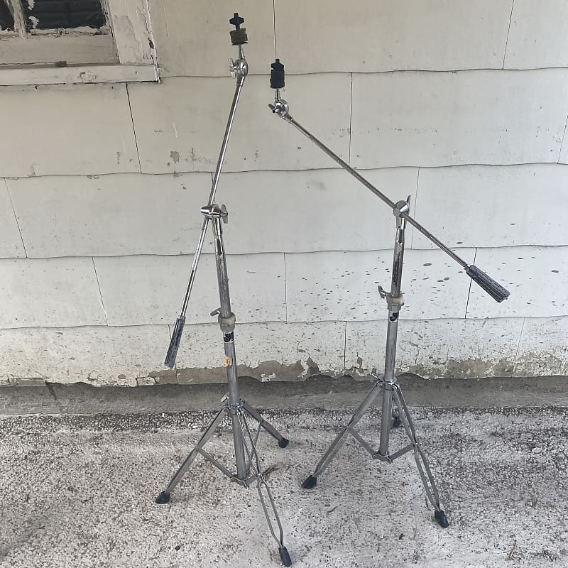 North C-22 Boom Cymbal Stands SET OF 2 w/Counterweight 1970’s | Reverb