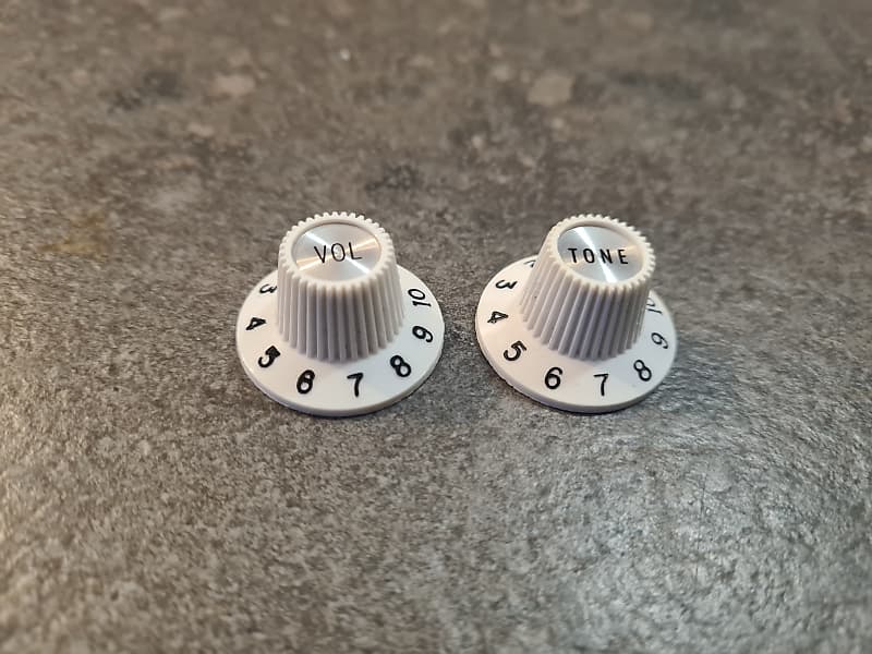 Fender Jazzmaster Tone & Volume knobs 1960s - NOS | Reverb
