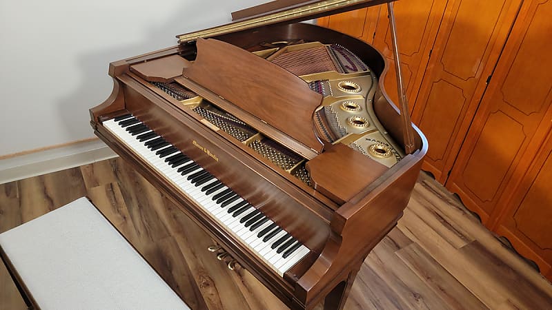 Mason & Hamlin Model B Grand Piano- 1972 - Walnut Satin | Reverb