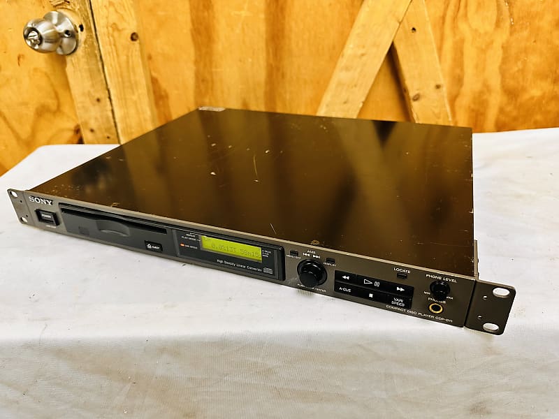 Sony CDP-D11 CD Player Professional Rack Mount Compact Disc | Reverb
