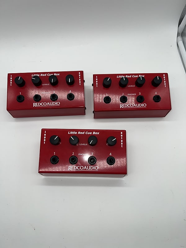 Redco 3 REDCO LITTLE RED CUE BOXES 2021 - Red | Reverb